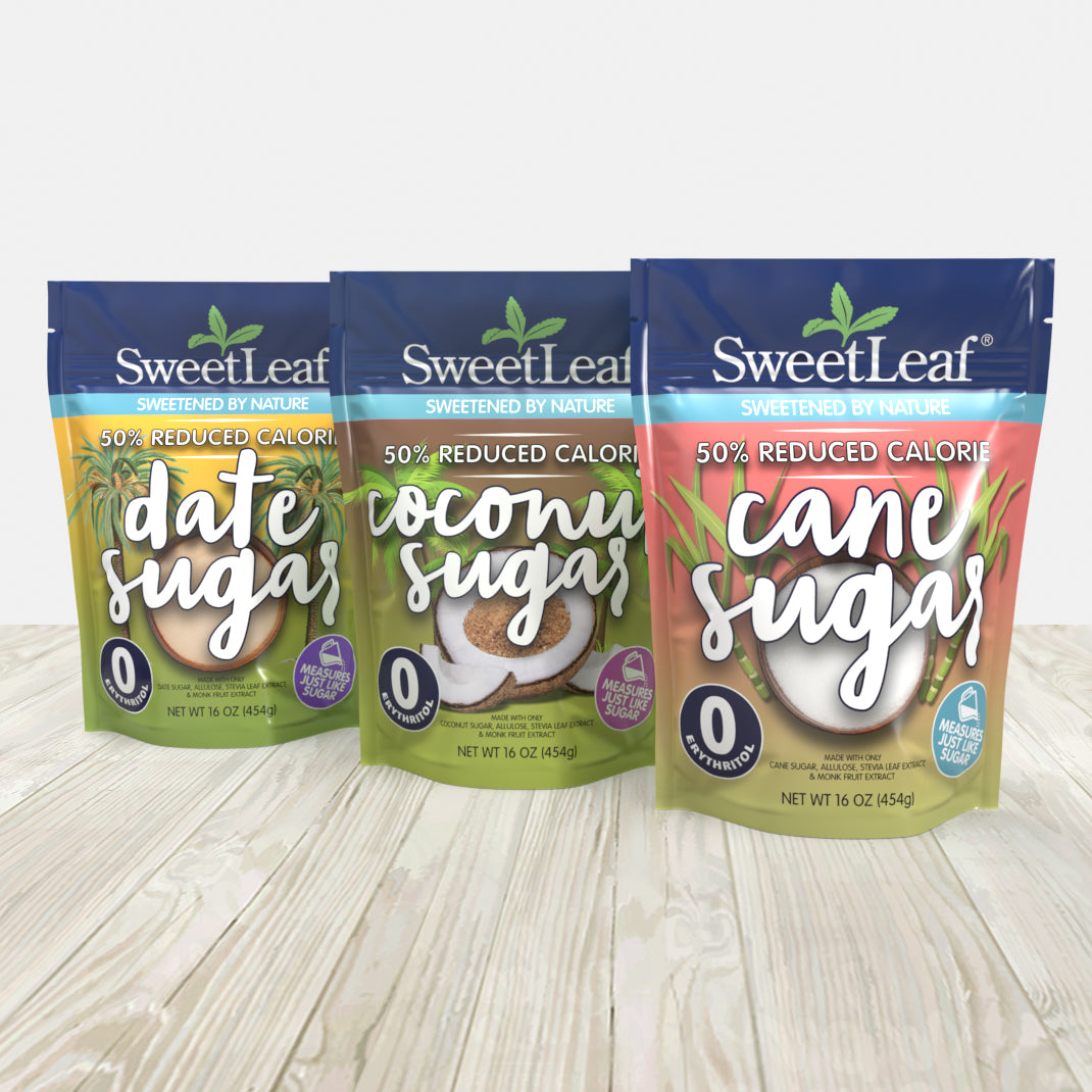 50% Reduced Calorie Sweeteners – SweetLeaf®