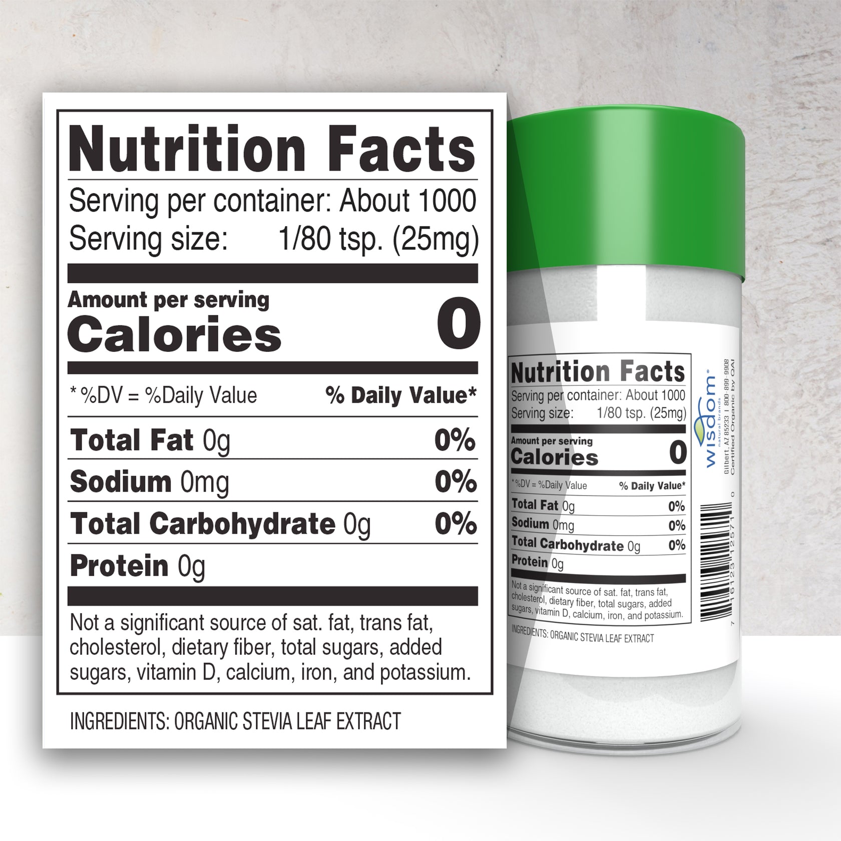Organic Stevia Leaf Extract, 25 grams – SweetLeaf®